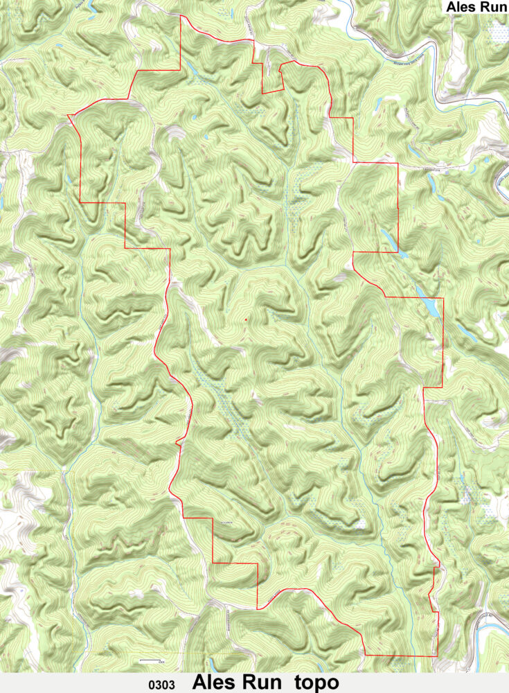 Ales Run - Ohio Hunting Maps - 1000+ page Map Guide to Public Lands