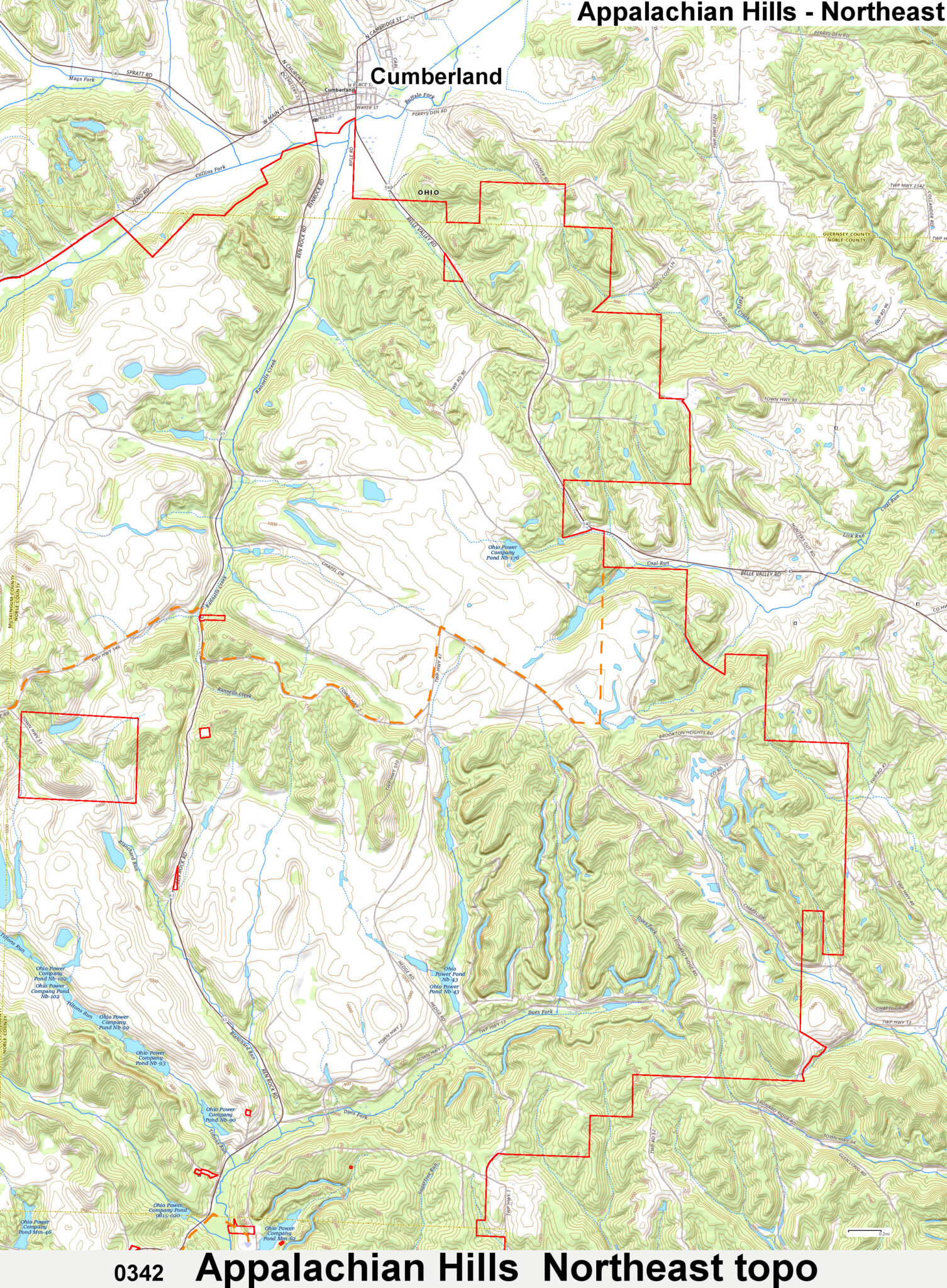 q Appalachian Hills – Ohio Hunting Maps – 1400+ page Map Guide to ...