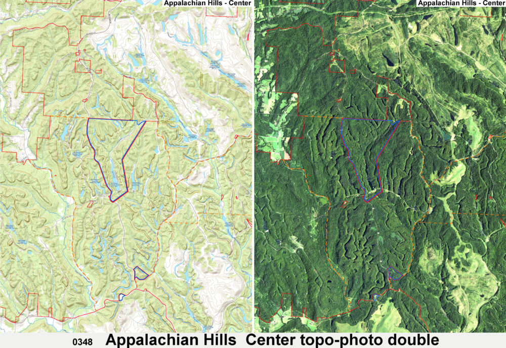 Appalachian Hills - Ohio Hunting Maps - 1000+ page Map Guide to Public ...