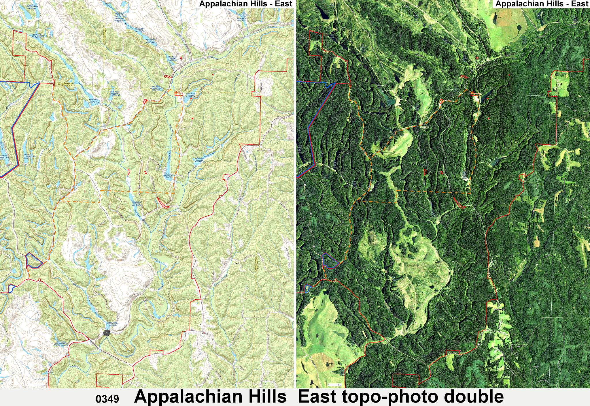 Appalachian Hills - Ohio Hunting Maps - 1200+ page Map Guide to Public ...