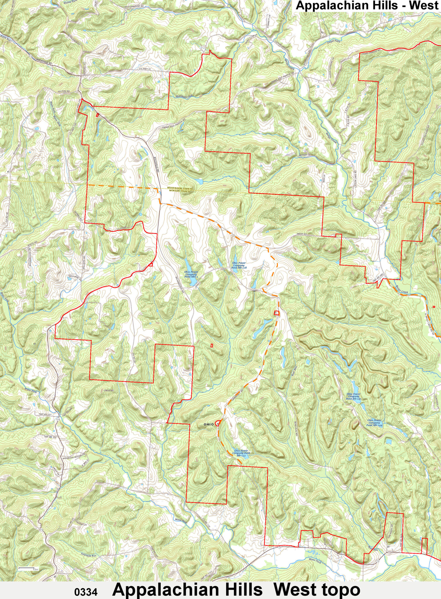 q Appalachian Hills – Ohio Hunting Maps – 1400+ page Map Guide to ...