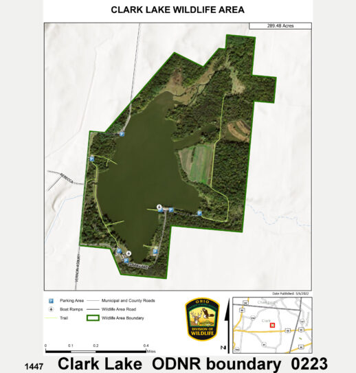 q Clark Lake – Ohio Hunting Maps – 1400+ page Map Guide to Public Lands