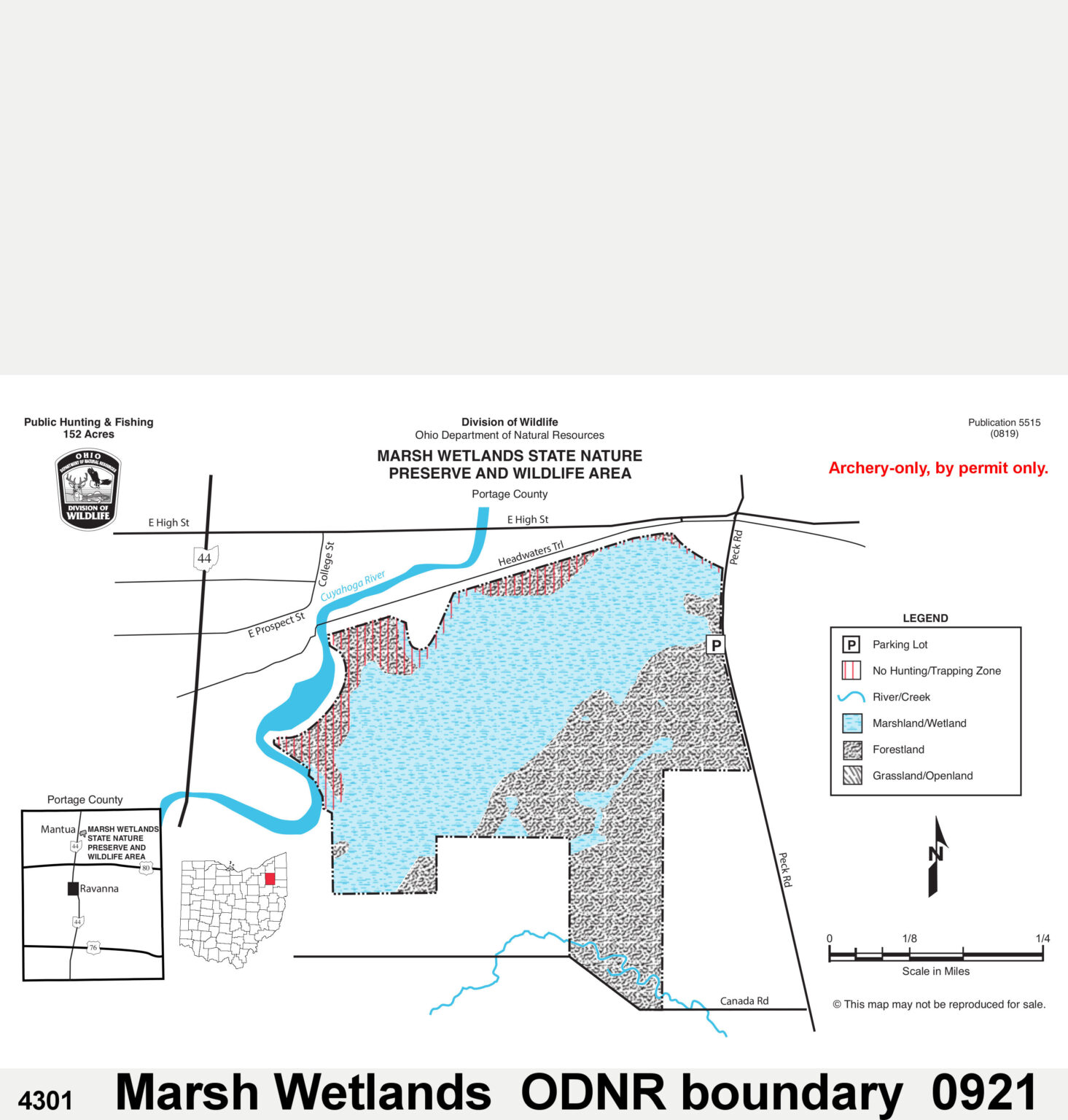 q Marsh Wetlands – Ohio Hunting Maps – 1400+ page Map Guide to Public Lands