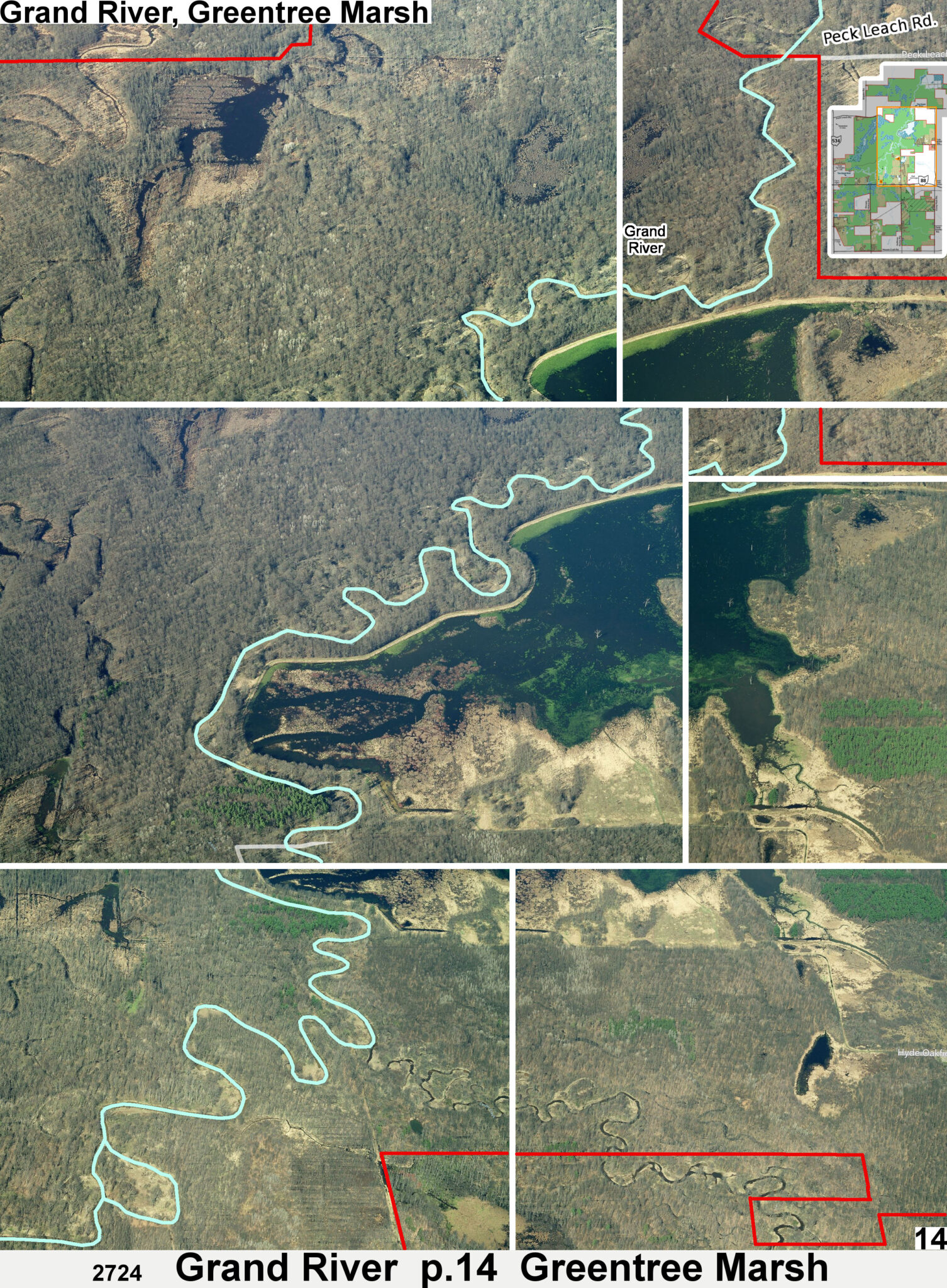 q Grand River – Ohio Hunting Maps – 1400+ page Map Guide to Public Lands