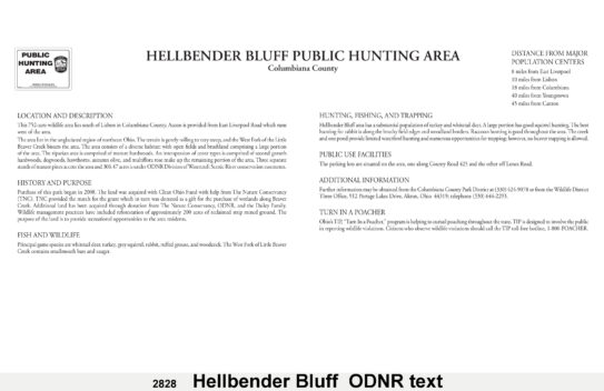 q Hellbender Bluff – Ohio Hunting Maps – 1400+ page Map Guide to Public ...
