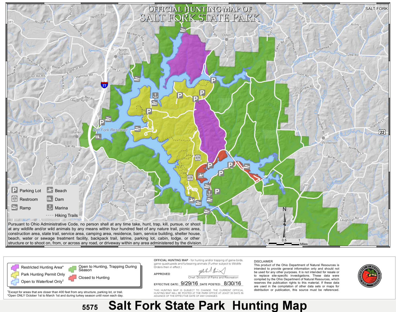 q Salt Fork – Ohio Hunting Maps – 1400+ page Map Guide to Public Lands