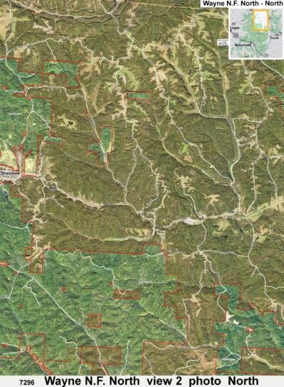 q Wayne N.F. North – Ohio Hunting Maps – 1400+ page Map Guide to Public ...