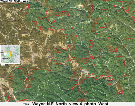 q Wayne N.F. North – Ohio Hunting Maps – 1400+ page Map Guide to Public ...
