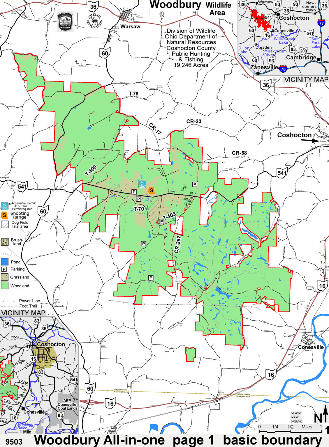 q Woodbury – Ohio Hunting Maps – 1400+ page Map Guide to Public Lands