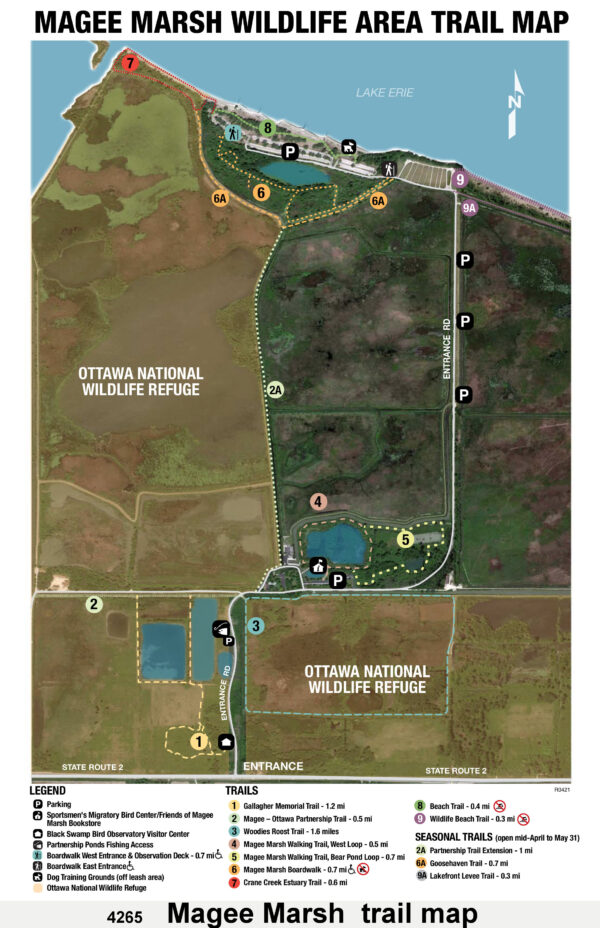 q Magee Marsh – Ohio Hunting Maps – 1400+ page Map Guide to Public Lands