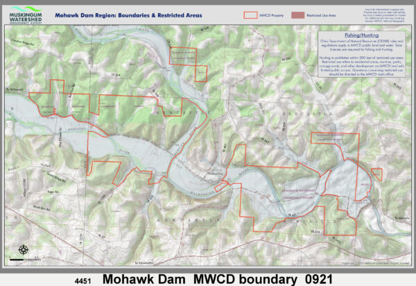 q Mohawk Dam – Ohio Hunting Maps – 1400+ page Map Guide to Public Lands