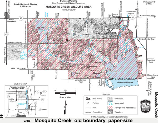 q Mosquito Lake S.P. – Ohio Hunting Maps – 1400+ page Map Guide to ...