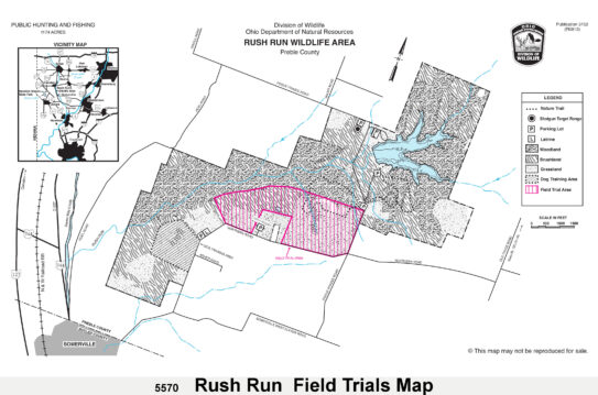 q Rush Run – Ohio Hunting Maps – 1400+ page Map Guide to Public Lands