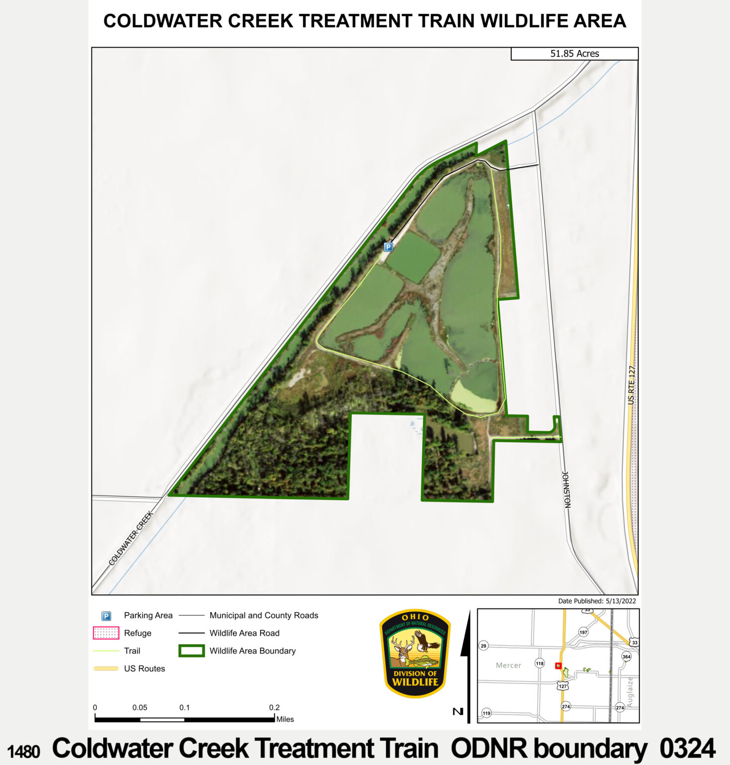 q Coldwater Creek – Ohio Hunting Maps – 1400+ page Map Guide to Public ...